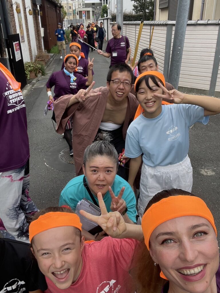 調布よさこい2023 CIFAインターナショナル 4年ぶりの流し踊りと総踊りで盛り上がりました。 | 国際交流センター